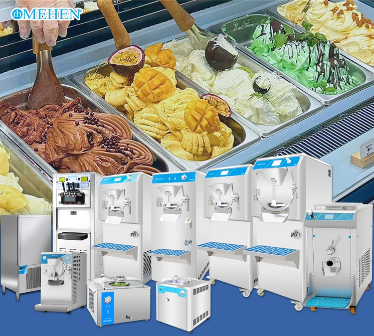 Mehen M10 Automatic Stainless Steel Hard Ice Cream Making Vending ...