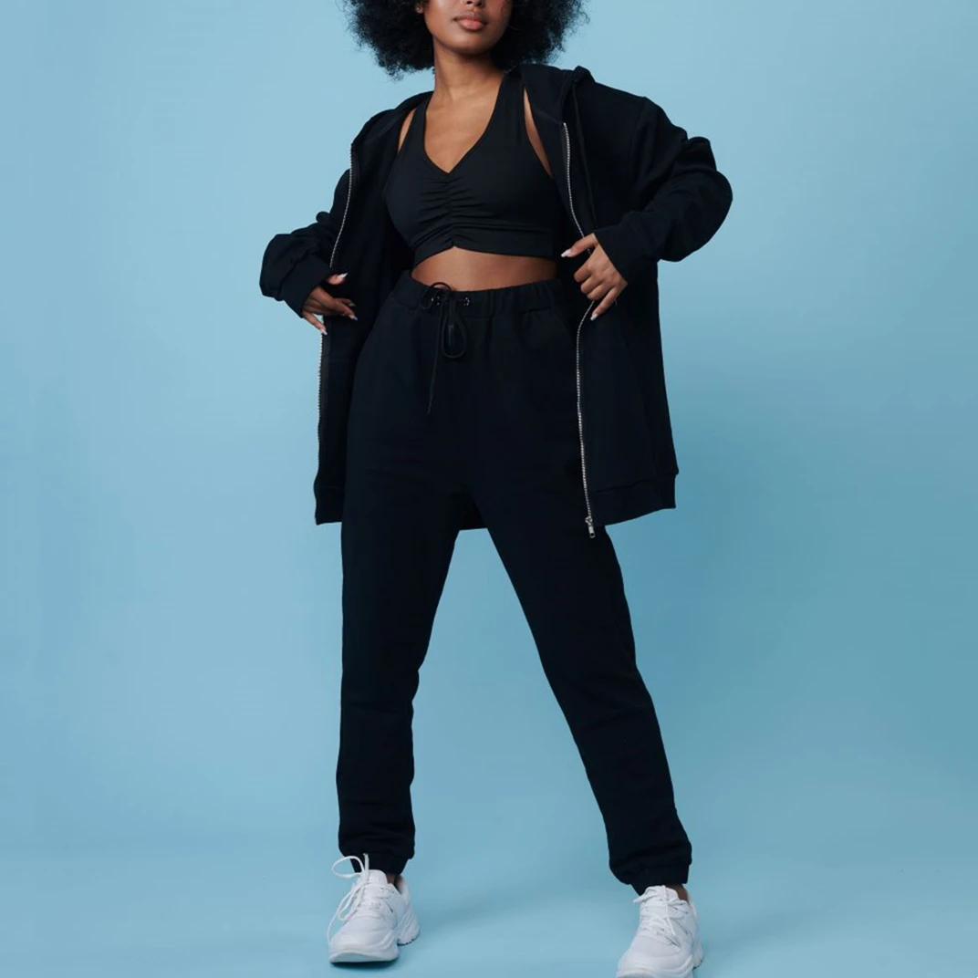 Custom Training Gym Streetwear Soft Cotton Fleeceloose Drawstring ...