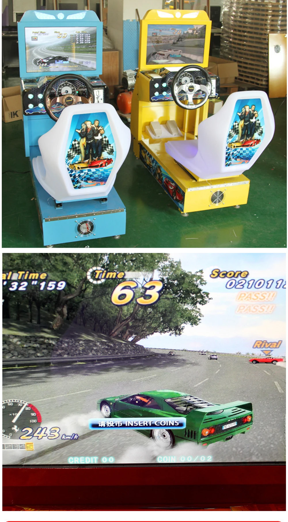 Toss A Coin Operate An Electronic Child Ride Drive A Child Arcade Car ...