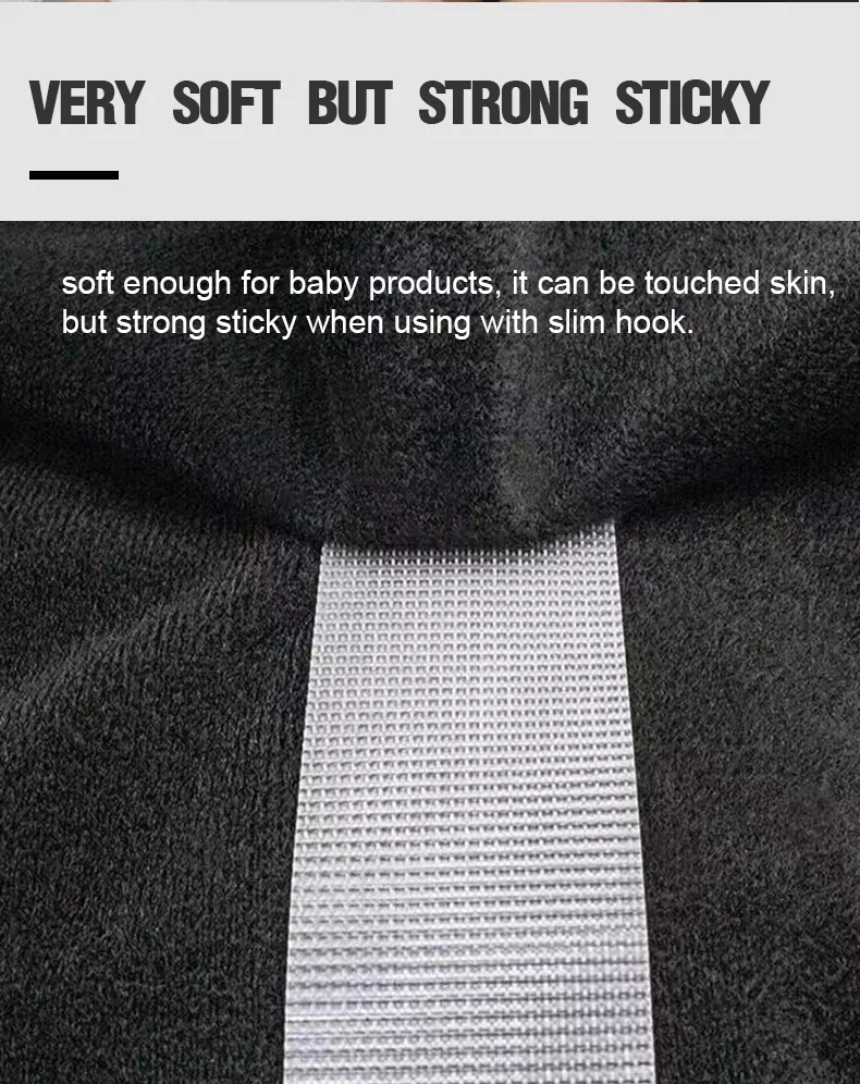 1.5 Meters Wide Double-side Loop&loop Soft Nylon Velcroes Ubl Fabric ...