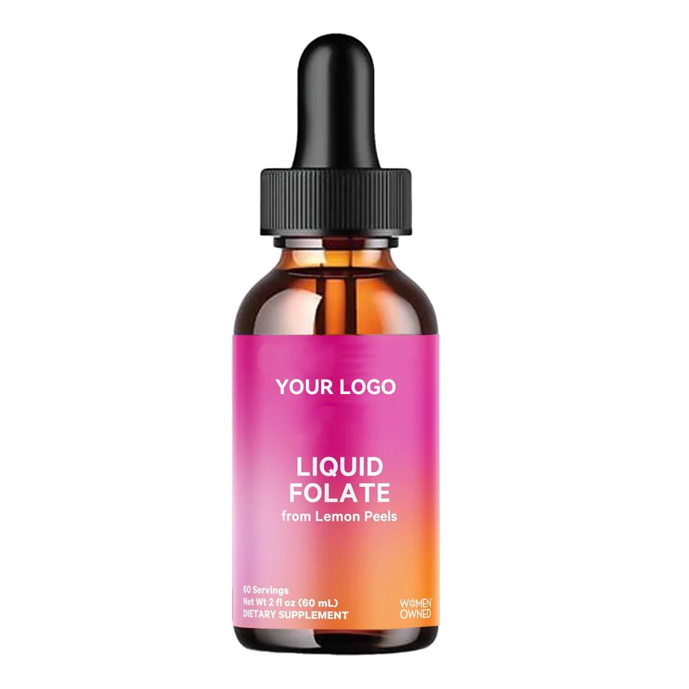 Liquid Folate Supplement Drops from Natural Lemon Peel Extract with ...