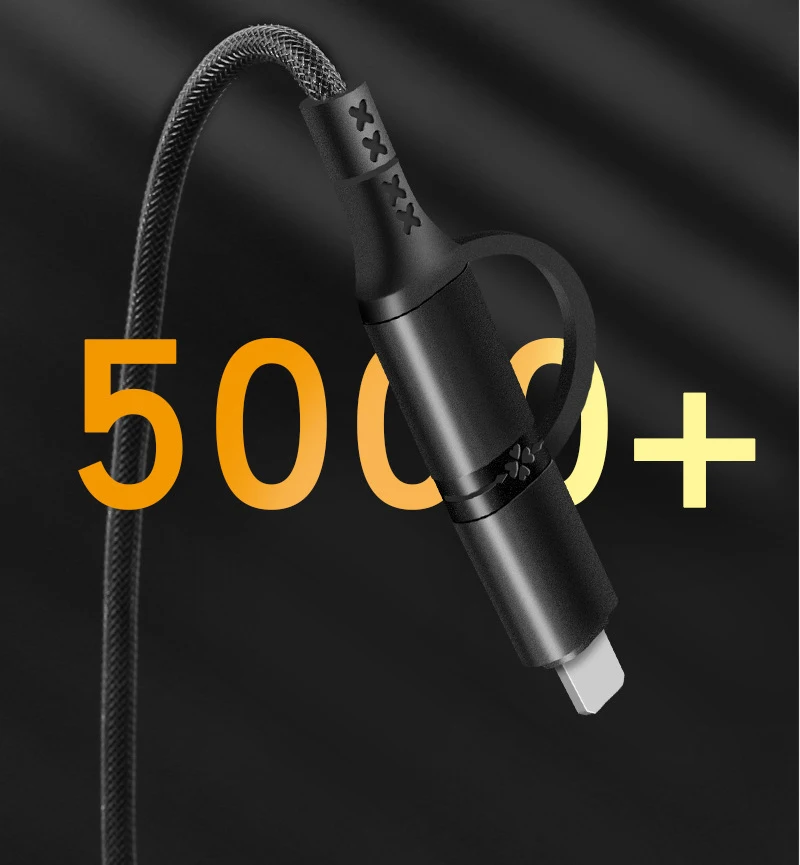 1m 4in1 4 In 1 Type C Pd 60w Usb-c Fast Charging Universal Cable 4-in-1 ...