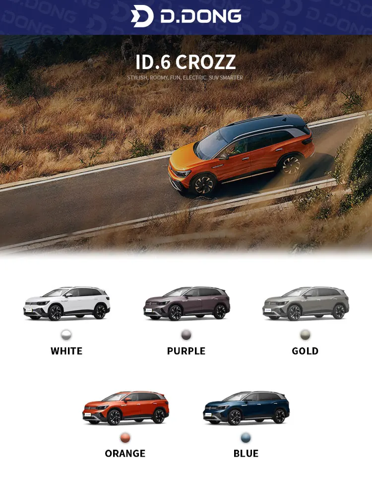 Volkswagen Id6 Pro Cross Electric Car 2023 Only Electric Car 2023 Electric Volkswagen Id.6 Crozz ...
