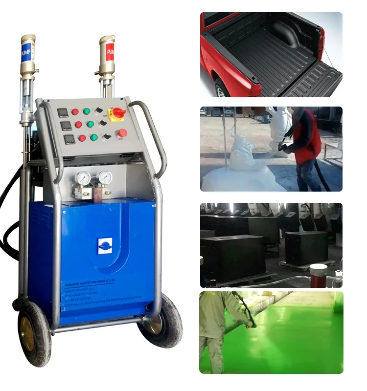 Polyurea and Polyurethane Spray Foam PU Machine Equipped with Powerful ...