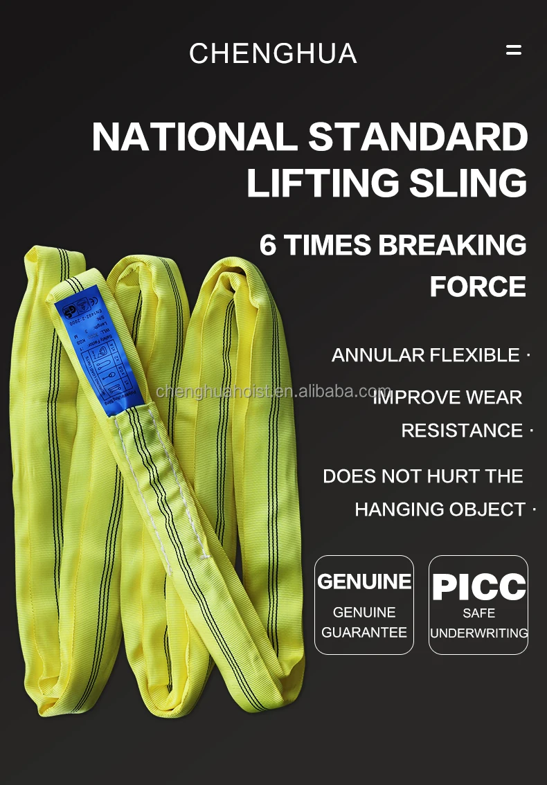 2 Tons Crane Rope Green - High Strength Industrial Sling