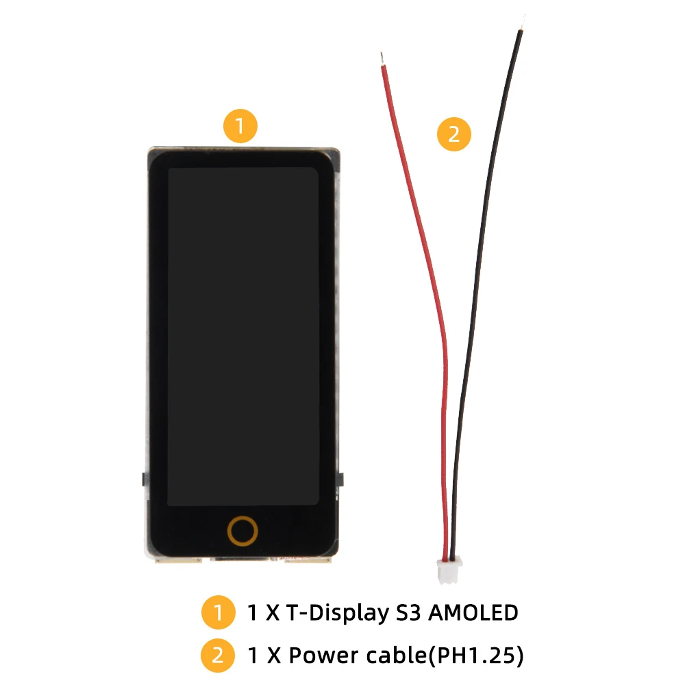 LILYGO T-Display-S3 AMOLED - ESP32-S3 Development Board