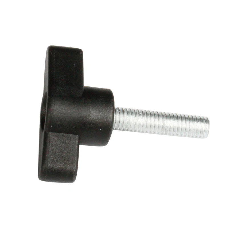 M8 Pentagonal Hand Screw Plum Head Handle Screw Nylon Rubber Head Screw ...