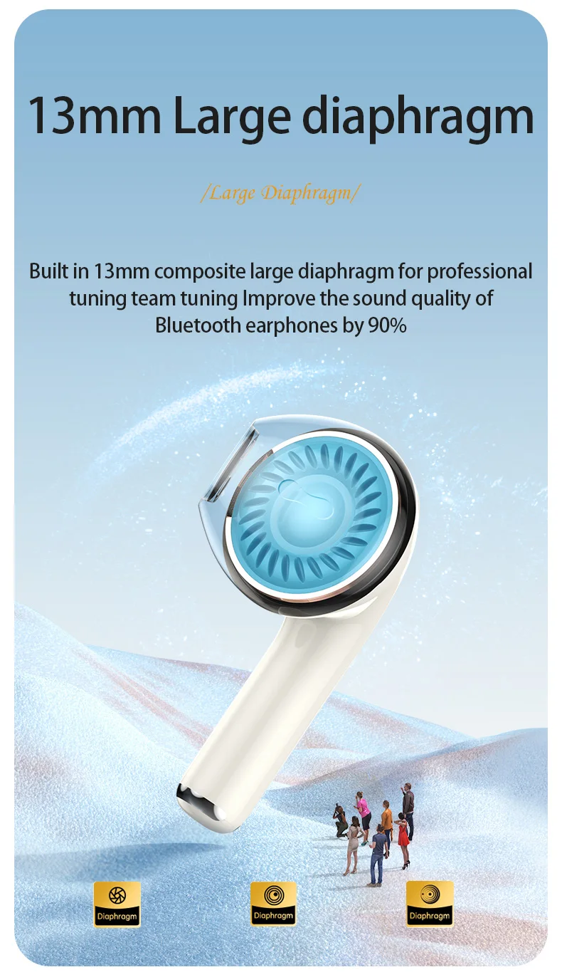 Pro6 Bluetooth Earbuds - Premium Wireless Audio Experience