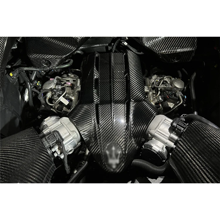 Carbonado Dry Carbon Fiber Engine Cover Interior Formaserati Mc20 2020 ...
