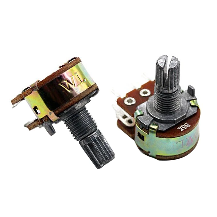 Small Variable Resistor Potentiometer B500k B10k Wh148 With On Off ...