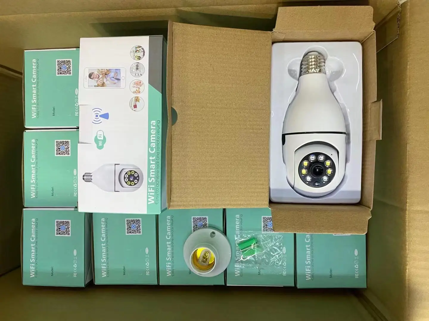 Topviewtek Light Bulb Camera - 360 Wifi IP Camera 1080P