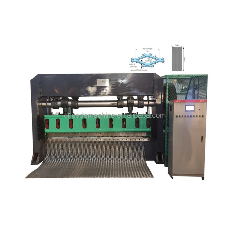 High Speed Expanded Metal Mesh Machine 500 Times Per min Expanded Metal ...