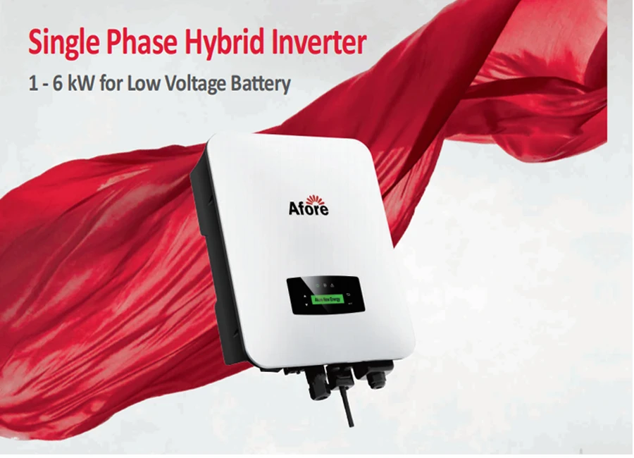Afore Solar Hybrid Inverter 3kw 5kw 8kw 10kw 12kw 2 Mppt Pv System Eu ...