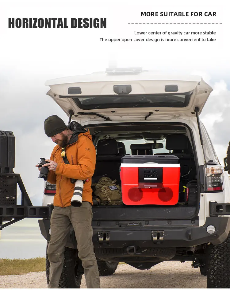 Ice Trip Multifunctional Wheeled Cooler Box - Large Capacity Portable ...