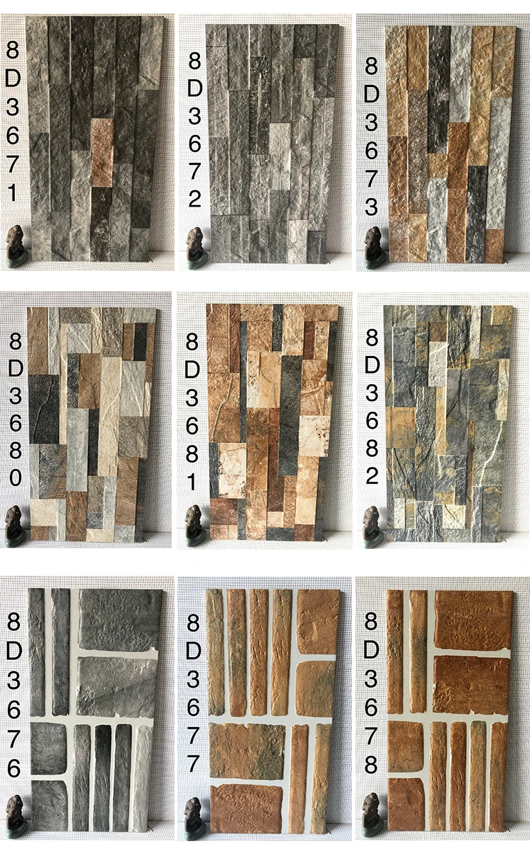 3D Concave-Convex Exterior Wall Tiles by Yuanjing Porcelain