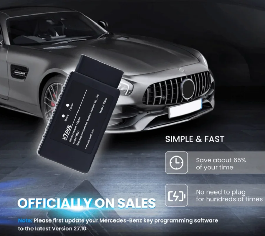 Xtool M821 Adapter Work With Kc501/x100 Pad3/x100 Max Key Programmer ...