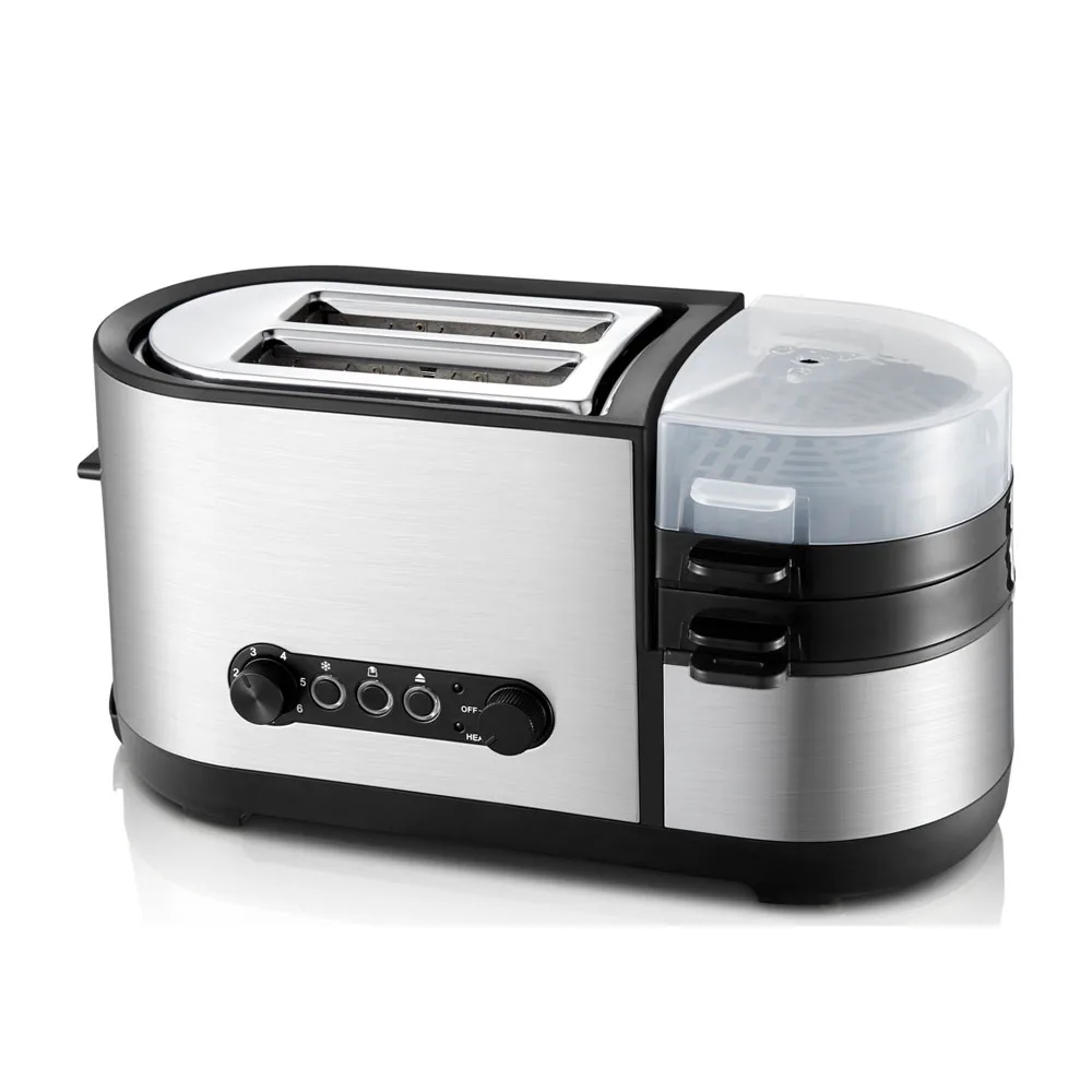 Retro Toaster Maker Egg Cooker Stainless 2 Slice Electric Sandwich ...