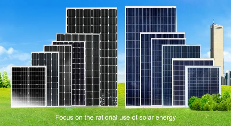 Home Roof Monocrystalline Panel Solar 500w 350 Watt 150w Photovoltaic ...