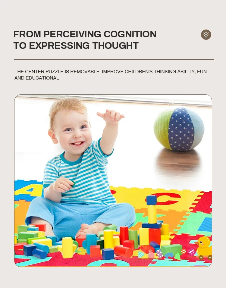 Educational Kids Alphabet Abc Eva Foam Mat Puzzle Mat - Buy Foam Mat ...