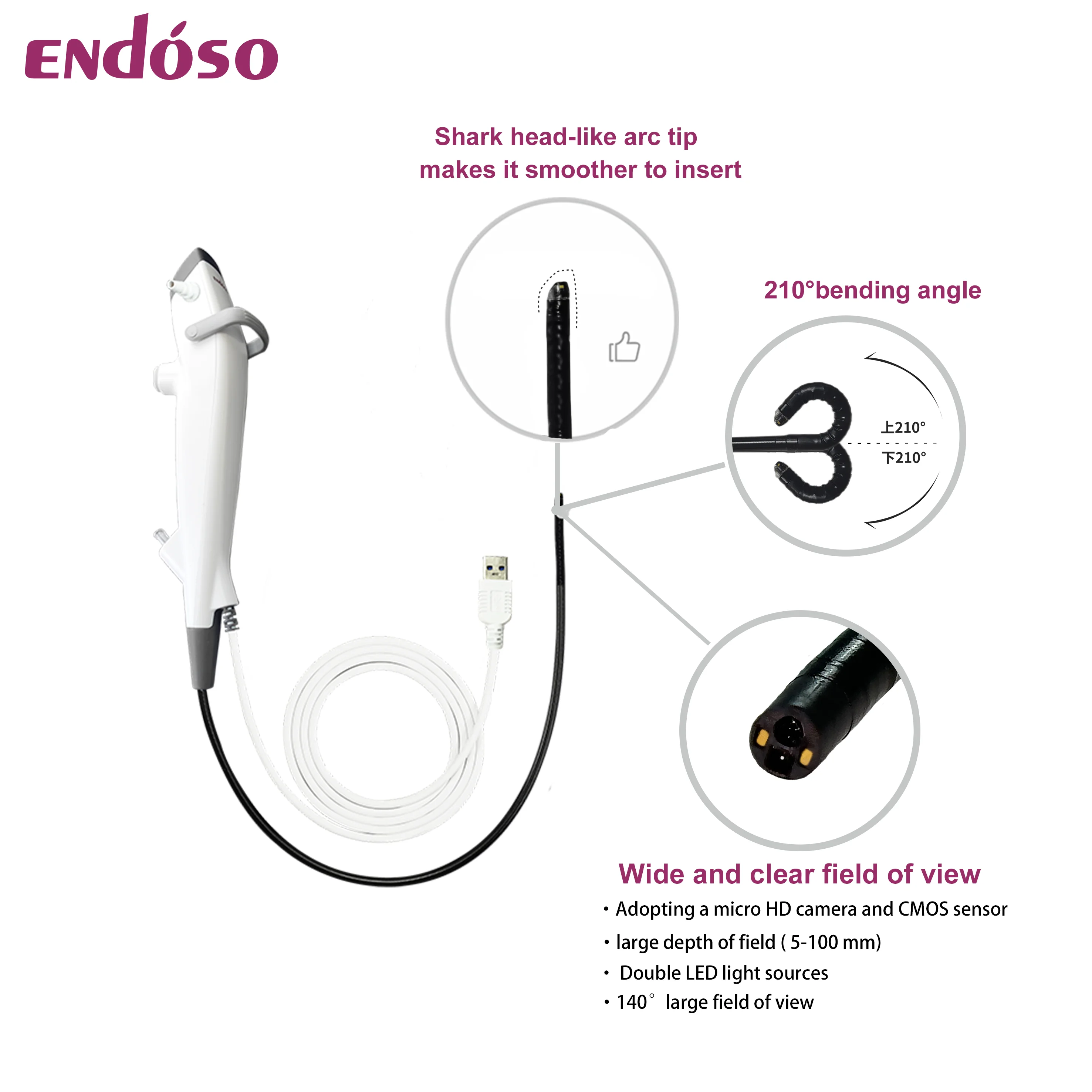 Disinfected Medical Material Disposable Urology Cystoscope Set with ...