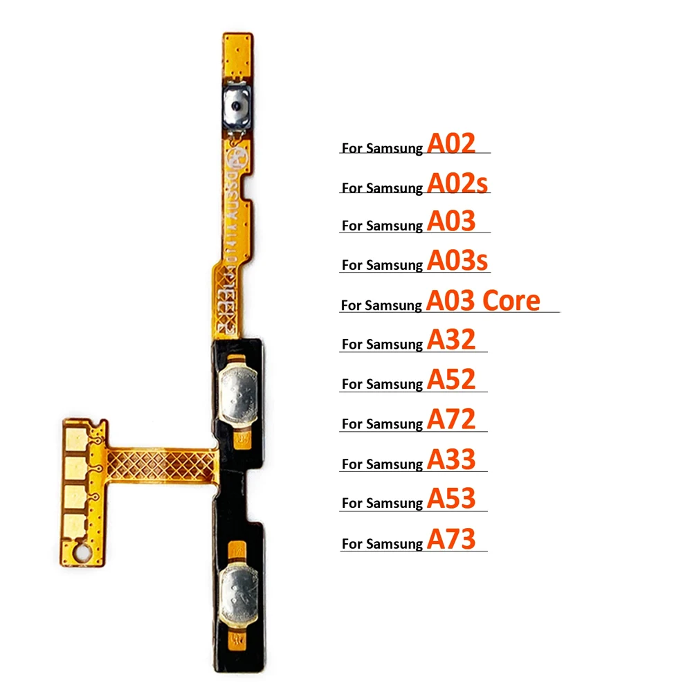 Volume Power ON OFF Switch Button Flex Cable For Samsung Galaxy A21 A22 A23 Power And Volume ...