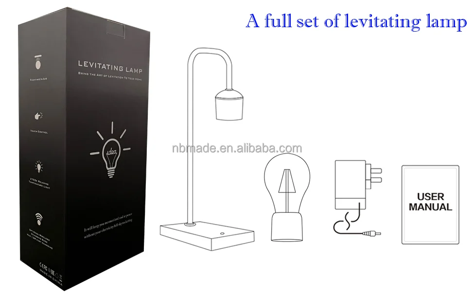 Magnetic Levitating Lamp - Stylish & Functional Night Light