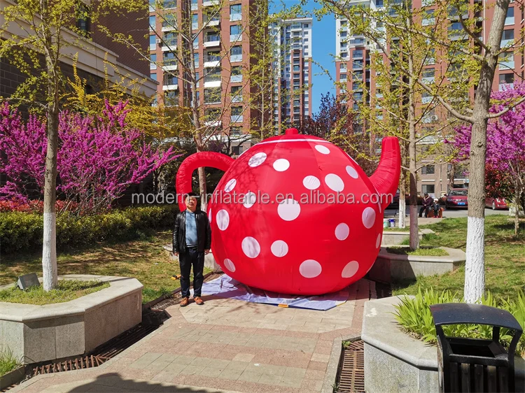 Alice in Wonderland Outdoor Giant Inflatable Teapot for Party
