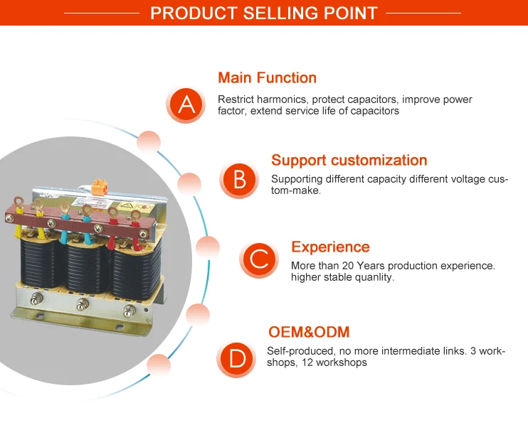 Zhiming Electric Three Phase Series Capacitor Shunt Reactor Cksg Series ...