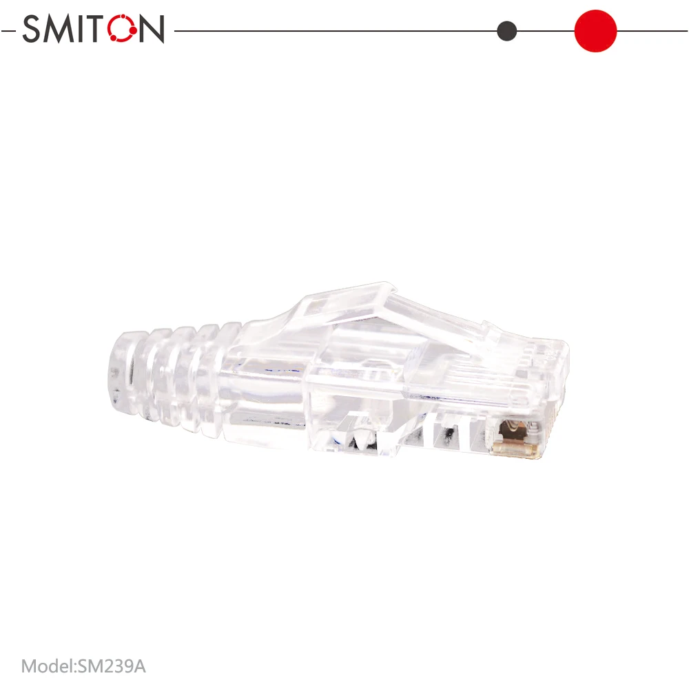 Clear Body RJ45 CAT6 Protect Boots ABS Material for Network Application ...