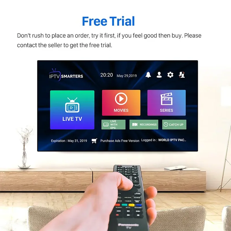 Iptv Panel With M3u Free Test Account 8k 4k Ott Strong Trex Reseller ...