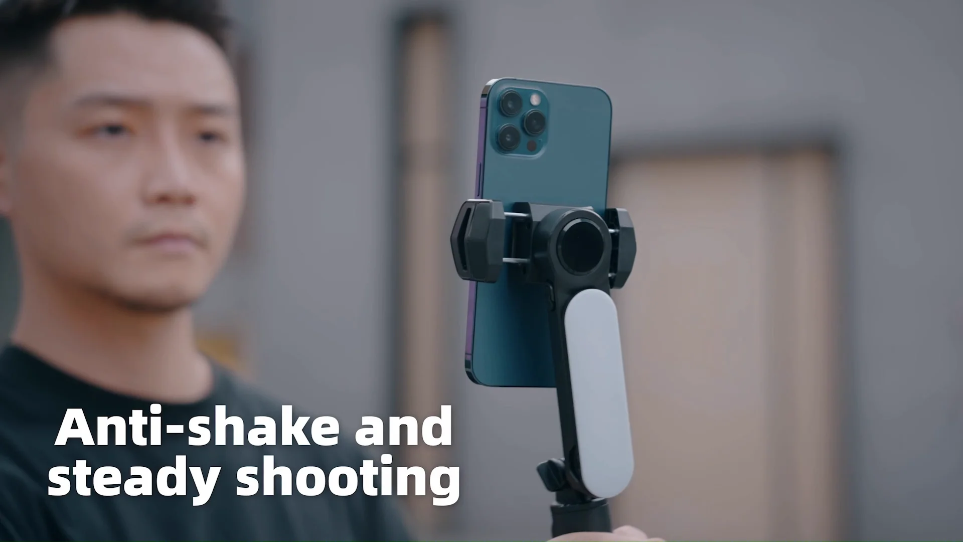 Q09 Selfie Gimble Stabilizer Mobile Phone Foldable Fill Led Light Estabilizador Wireless Remote ...