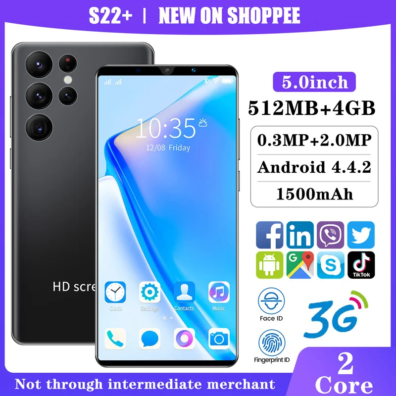 Dual Sim Low Price S22 Plus Cellular Smart Cell Phone 5g Mobile Phones ...