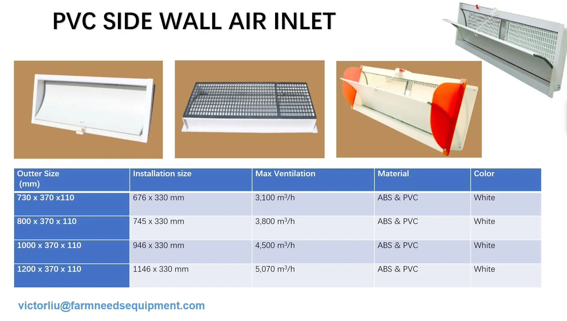 Pu Air Inlets Tunnel Air Inlets Three Layers Polyurethane Valve Inlets ...