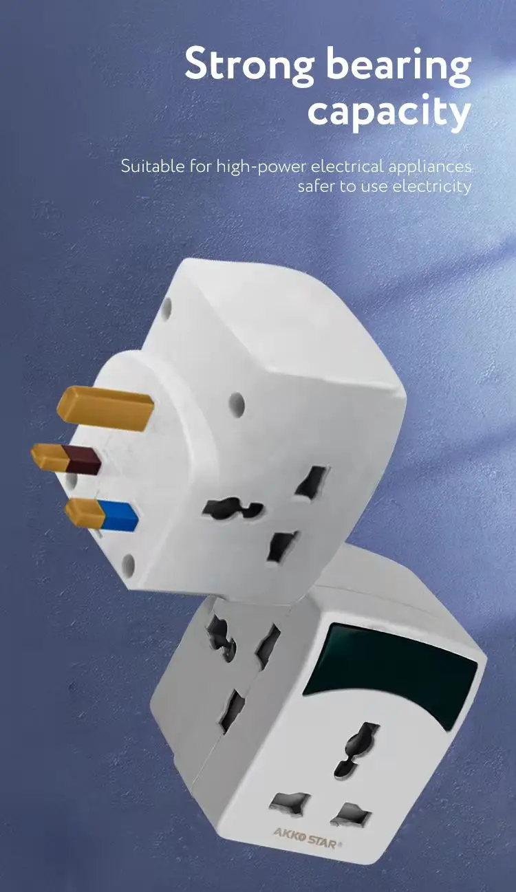 Akko Star Copper Universal Adapter Travel Wall Ac Power Plug Socket ...