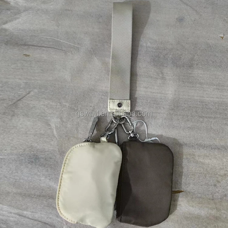 Wholesale Luxury Fashion Lulu Lemon Two-wrist Wallet Custom Logo Two ...