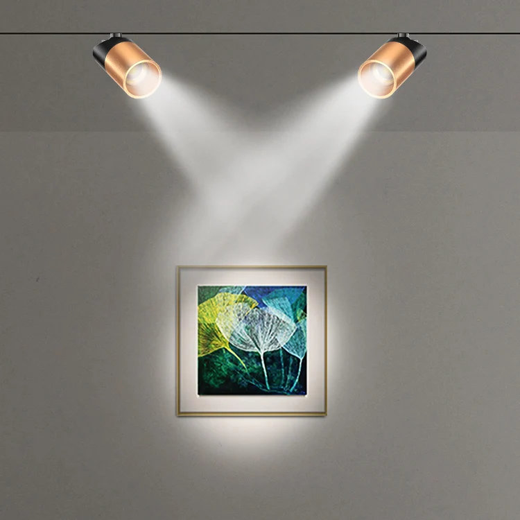 Track Lighting System - 1.5W LED Mini Spotlight for Cabinets