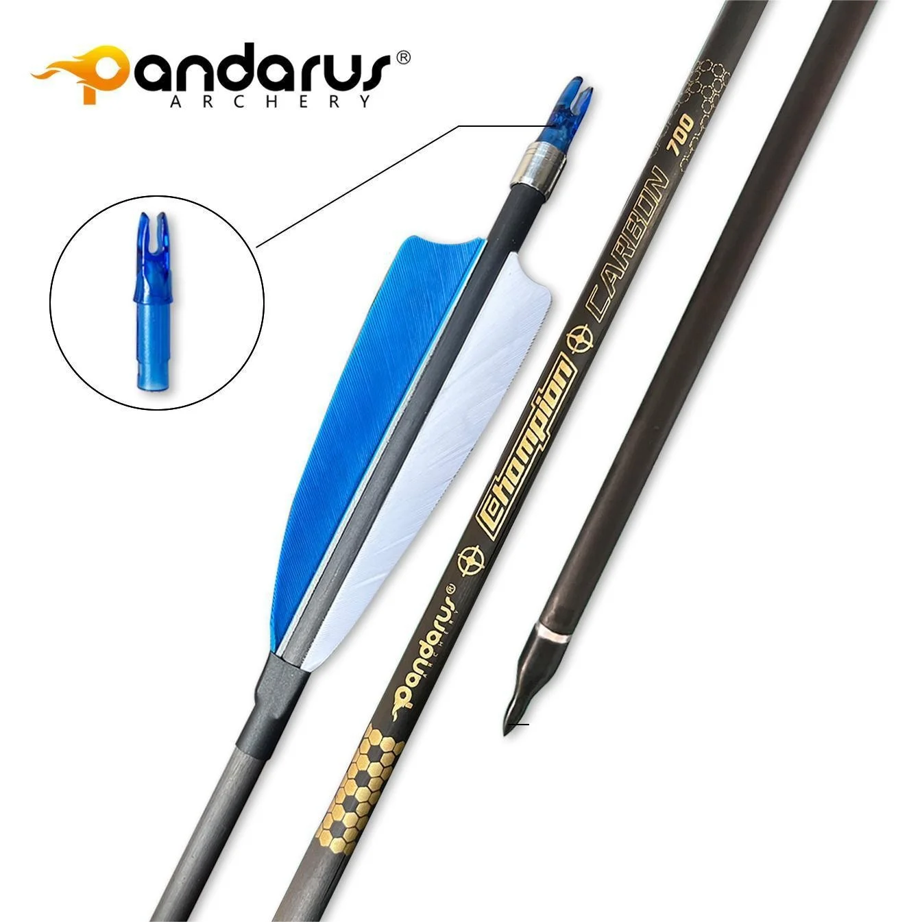 Musen Arrow Nock 6.2mm - Precision for Recurve & Compound Bows