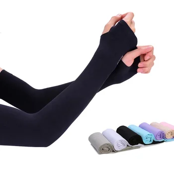 Wholesale Summer Cooling Ice Silk Lets Slim Arm Sleeves Uv Protection ...