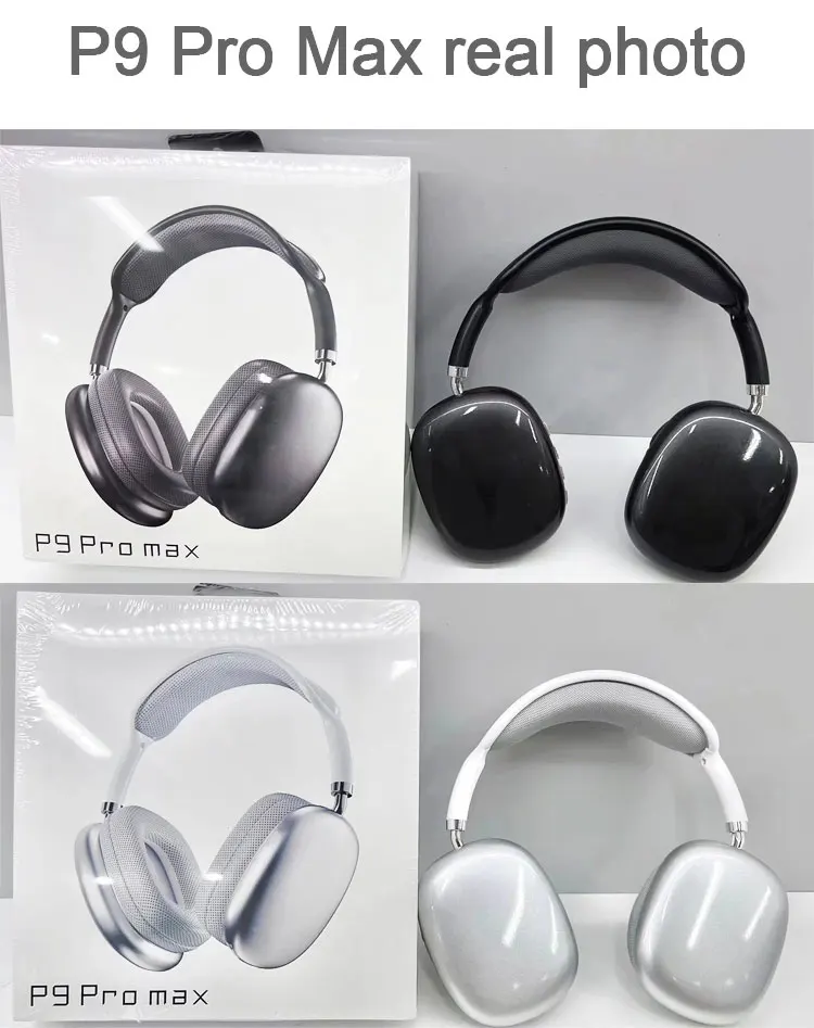 P9 Pro Max Wireless Bt Headphones Promax Noise Canceling Casque Sans ...