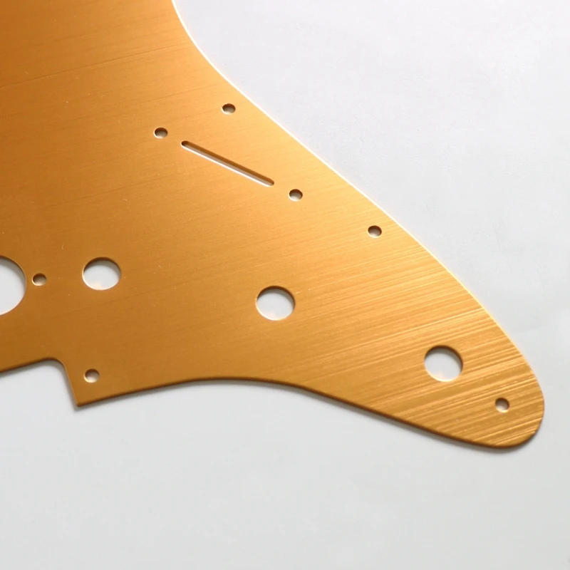 Us Standard Gold Aluminum Guitar Pickguard Sss St Guitar Pickup Metal ...