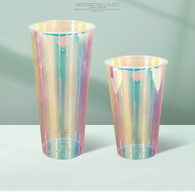 Promotional Frosted In Mold Label Cup 10oz/12oz/16oz Plastic Frost Iml ...