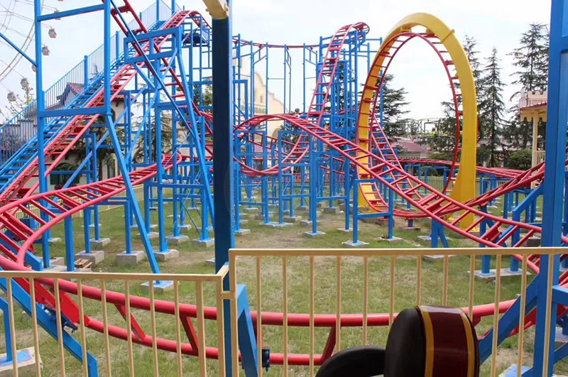 6 Loops Roller Coaster - Thrill Ride for Amusement Parks