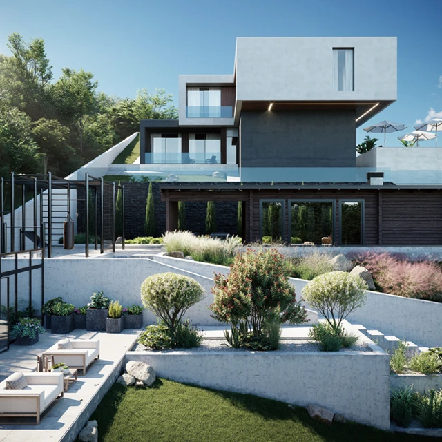 Modern Aluminum Casement Window Villa Project Broken Bridge Design Heat ...