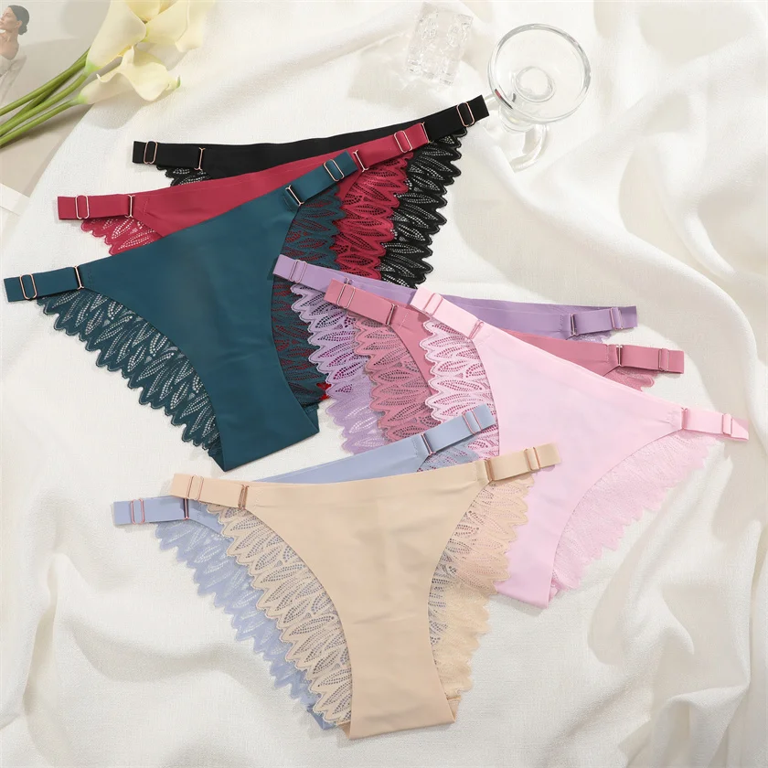 Finetoo 2023 New Fashion Women Panties Seamless Lace Design Female ...
