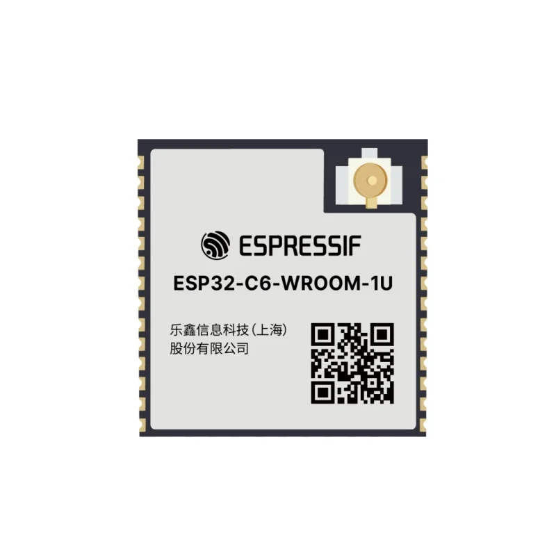 Wifi Module Esp32-c6-wroom-1u-n4 Single Core 23gpios 4mb Flash Embedded ...