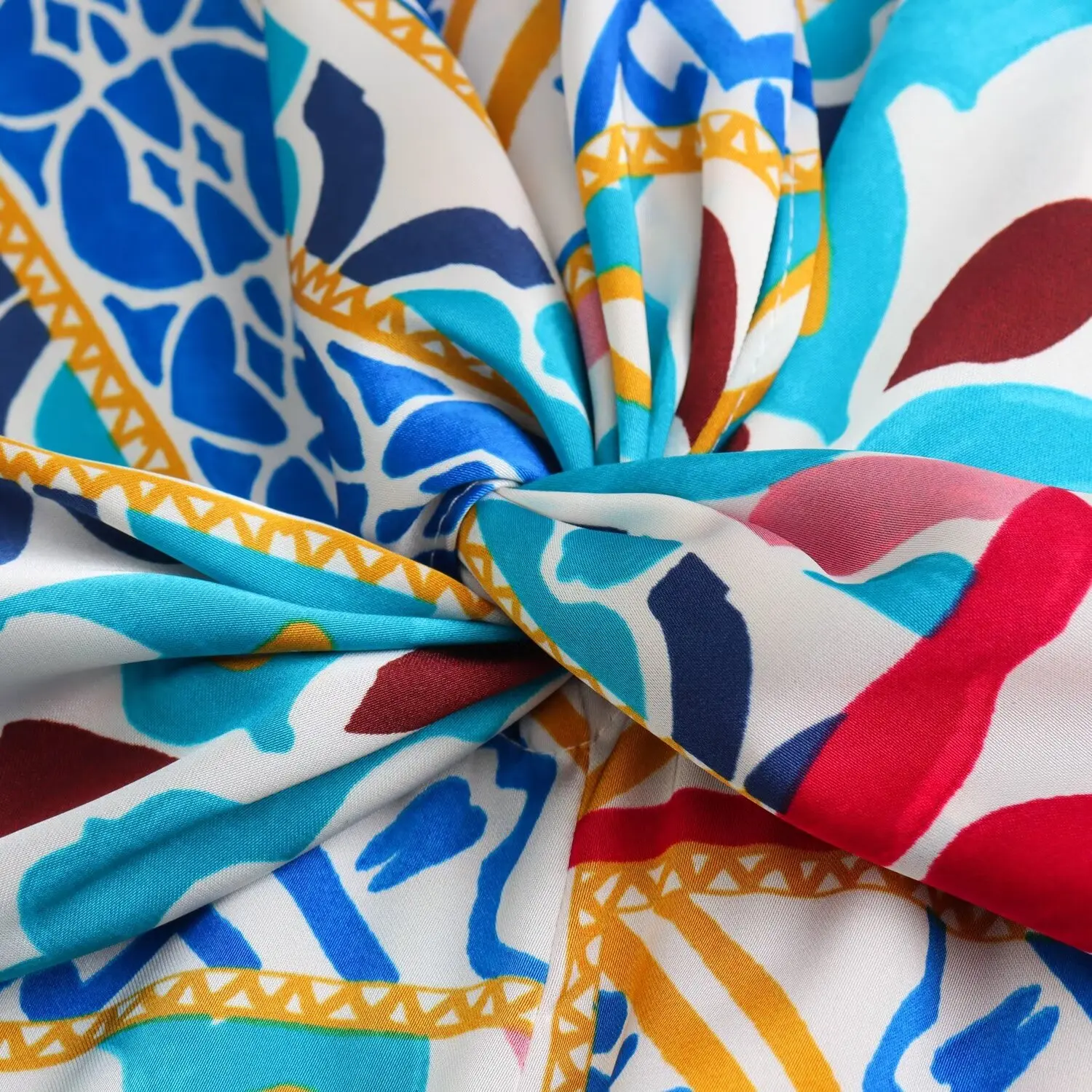 Kar&ot Za 2024 Spring/summer New Product Women's Waist Cross Silk Satin ...