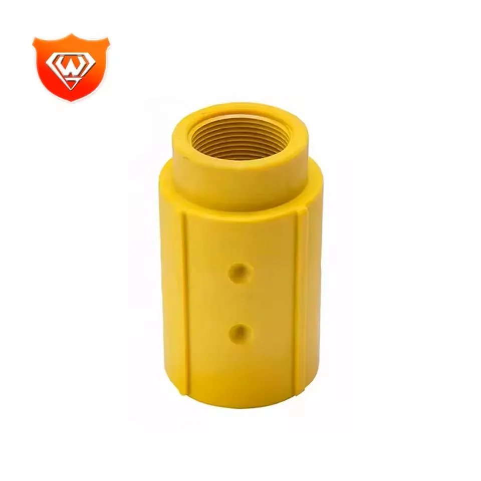 Sandblast Nozzle 1 Inch Quick Connector Flat End Connected To Nylon ...