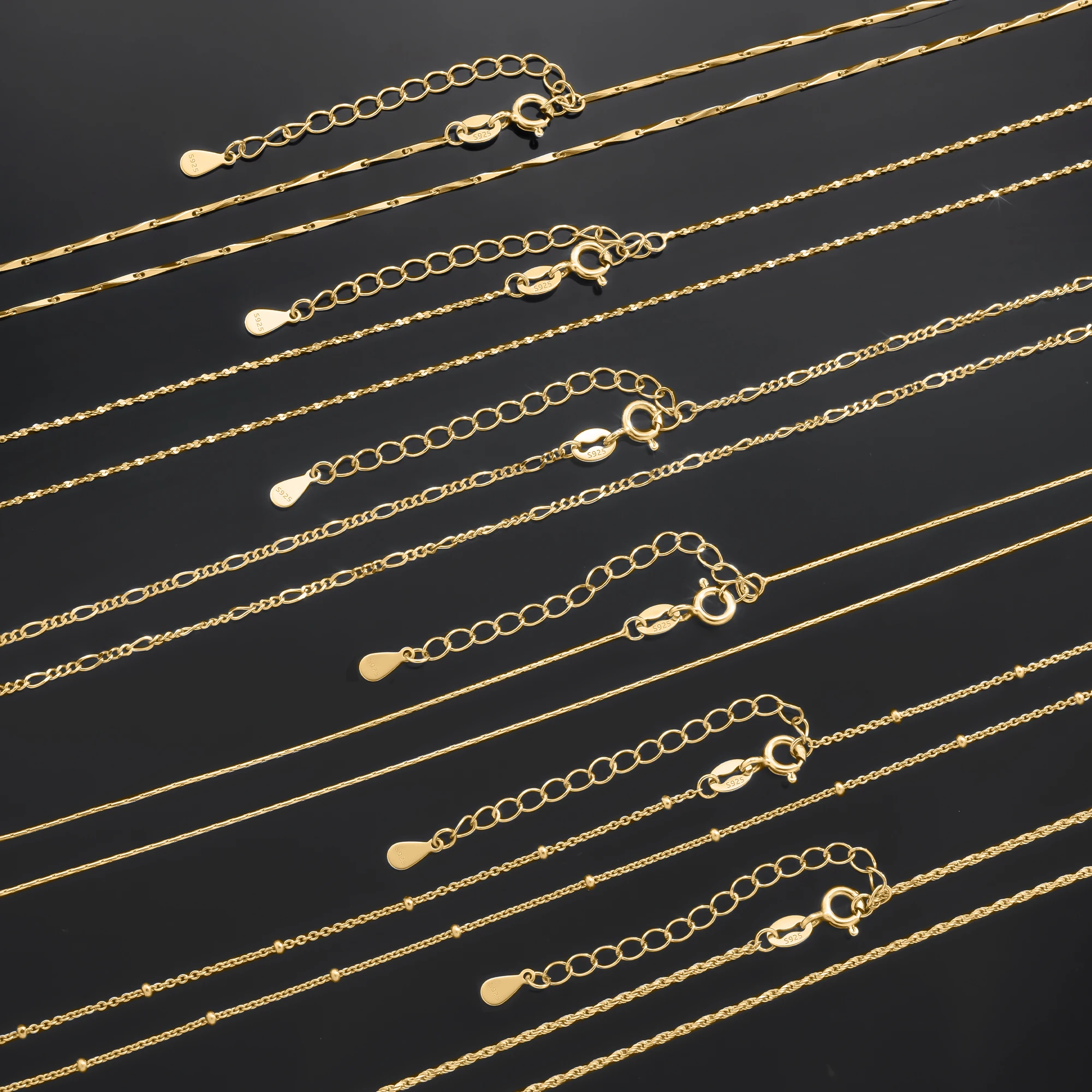 CDE YC 925 Silver Jewelry Wholesale - Italian Sterling Chains