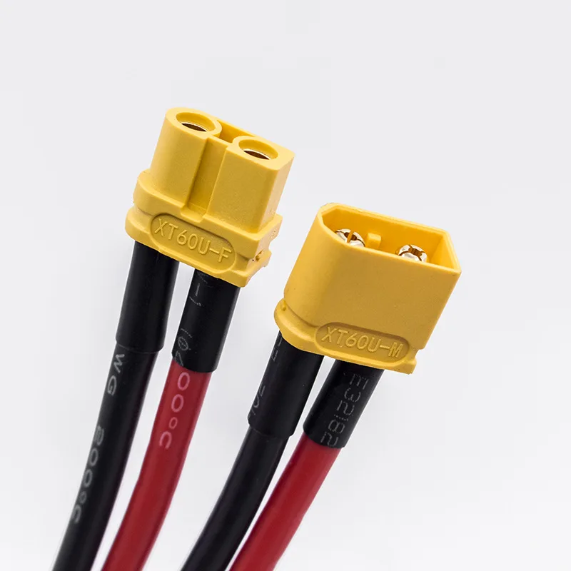 XT60U Connector Extension Cable with Waterproof Fuse Holder