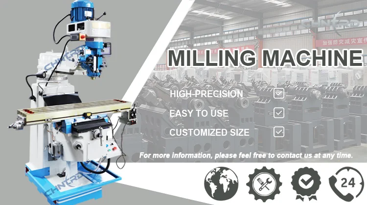 4H 5H Turret High Speed Milling Machine Universal Milling Machine Price ...